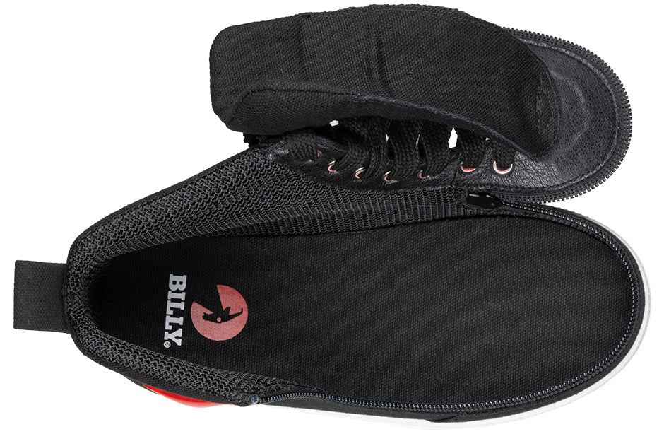 Black/Red Light Ups BILLY Classic D|R High Tops – BILLY Footwear