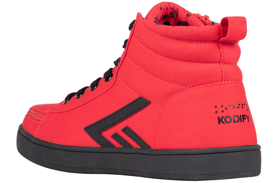 Men's Kodify Red BILLY CS High Tops – BILLY Footwear