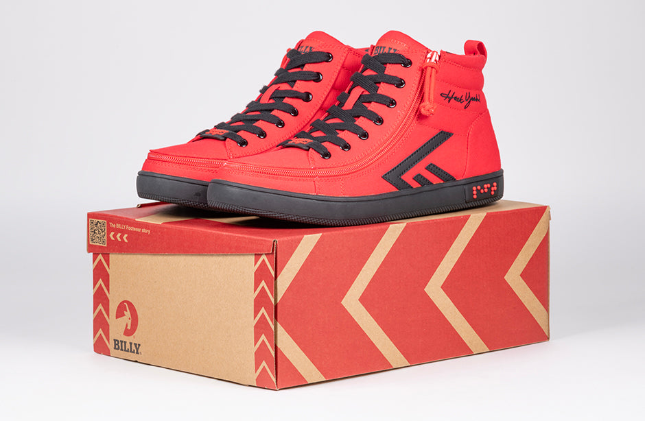 Men's Kodify Red BILLY CS High Tops – BILLY Footwear