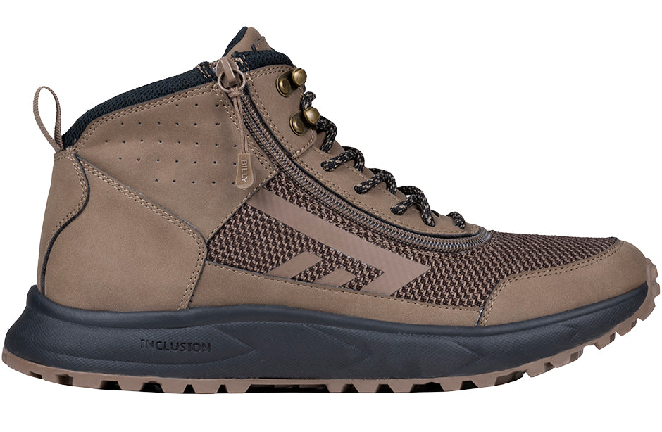 Men's Taupe BILLY Inclusion Trail Boots – BILLY Footwear