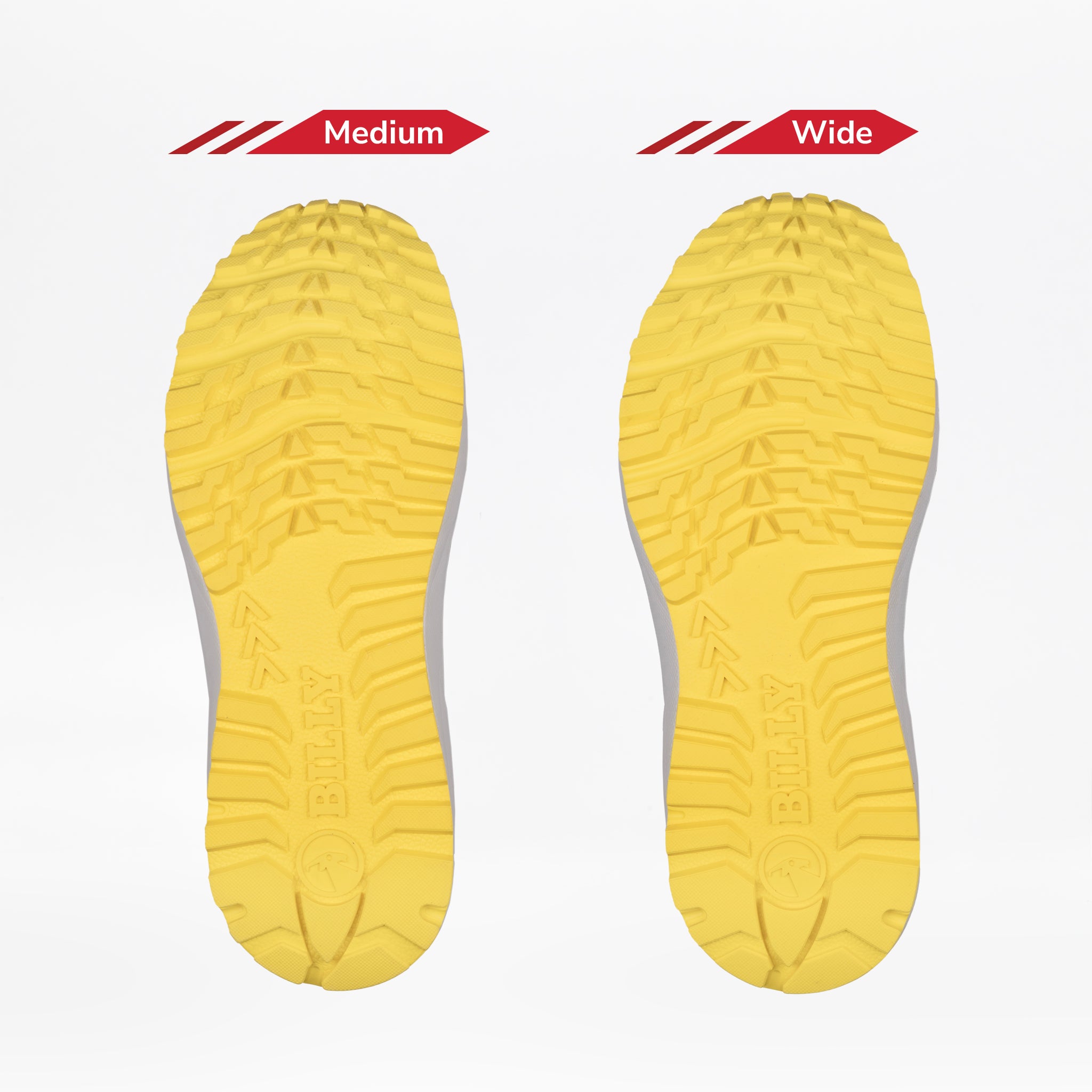 Men's Charcoal/Yellow BILLY Inclusion Trail – BILLY Footwear