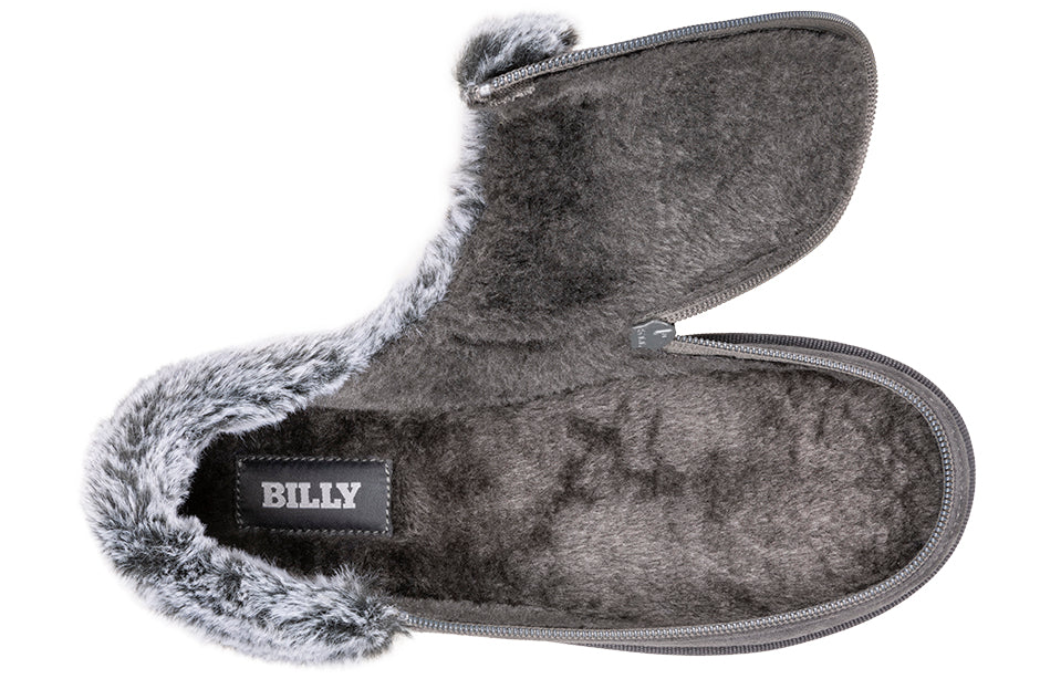 Women's Charcoal BILLY Cozy Slippers – BILLY Footwear