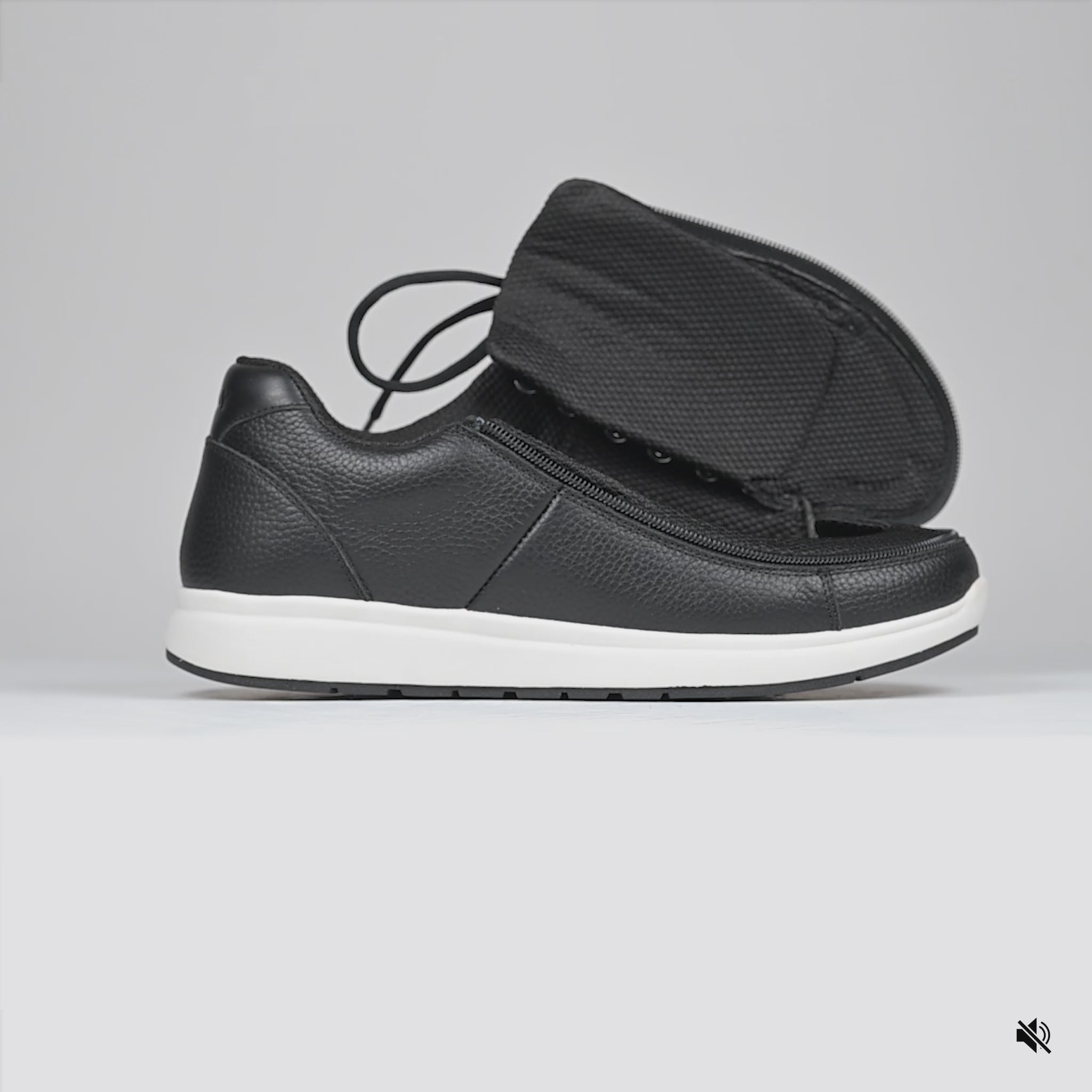 Men's Black Leather BILLY Comfort Plush – BILLY Footwear