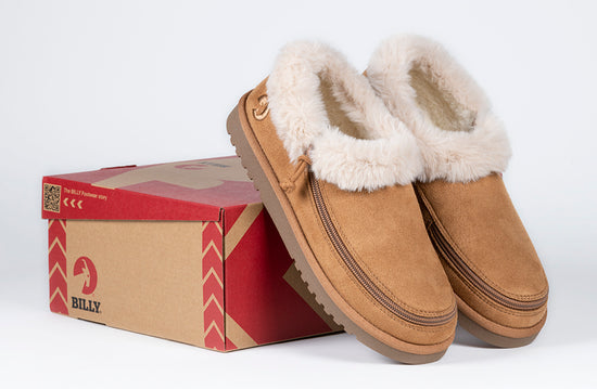 Women's Chestnut BILLY Cozy Slippers – BILLY Footwear